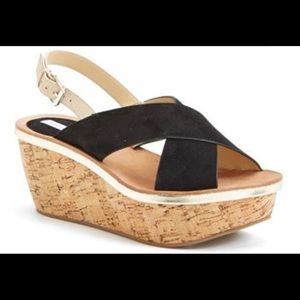 Diane Von Furstenberg | Shoes | Diane Von Furstenburg Maven Suede Wedge ...